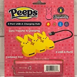 Orbit Innovations | Holiday | Peeps 3 Port Charging Hub Yellow | Poshmark